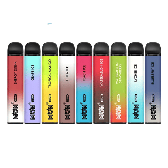 סיגריה אלקטרונית מון 2500 שאיפות | MON G20 2500 Puffs Disposable Vape