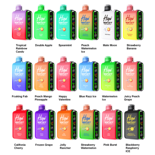 סיגריה אלקטרונית היגו רוקט 20,000 שאיפות | Higo Rocket Vape 20k Puffs