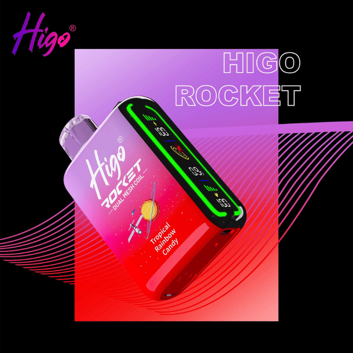 סיגריה אלקטרונית היגו רוקט 20,000 שאיפות | Higo Rocket Vape 20k Puffs